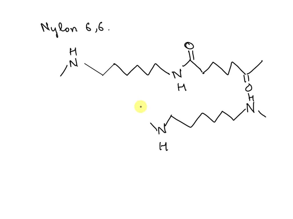 SOLVED: Hydrogen bonding between polyamide chains plays an important ...