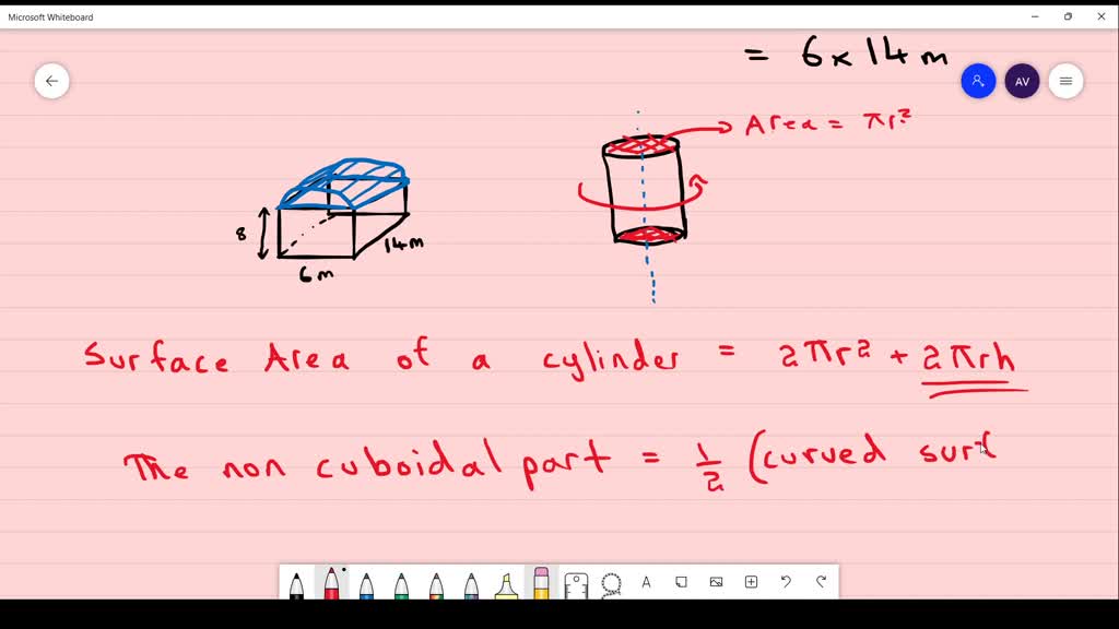 SOLVED: 'The warehouse is used as a granary. It is in the shape of a ...