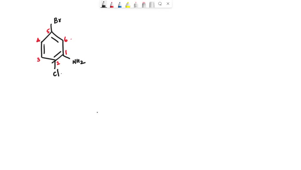 SOLVED: What is the IUPAC name for the following compound? Br NH2 Cl 1 ...