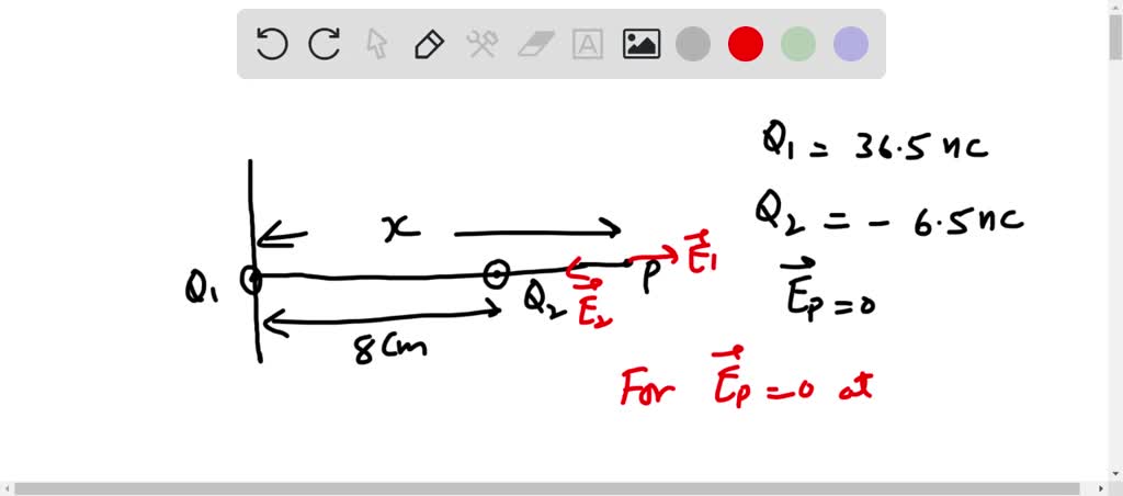 SOLVED: Problem 3: A positive charge Q1 of 36.5 nC is located at the ...