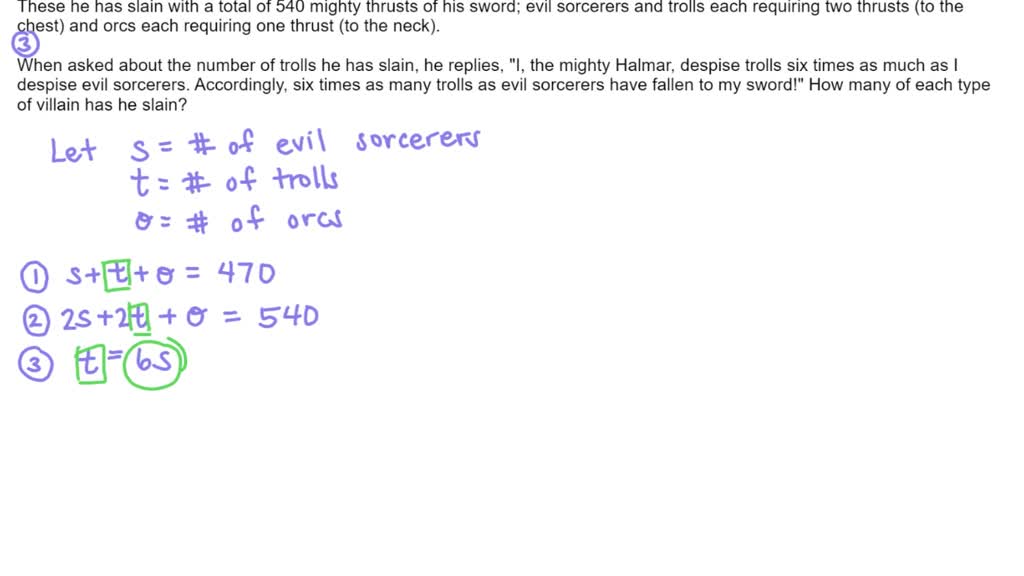 SOLVED: 13a Halmar the Great has boasted to his hordes of followers ...