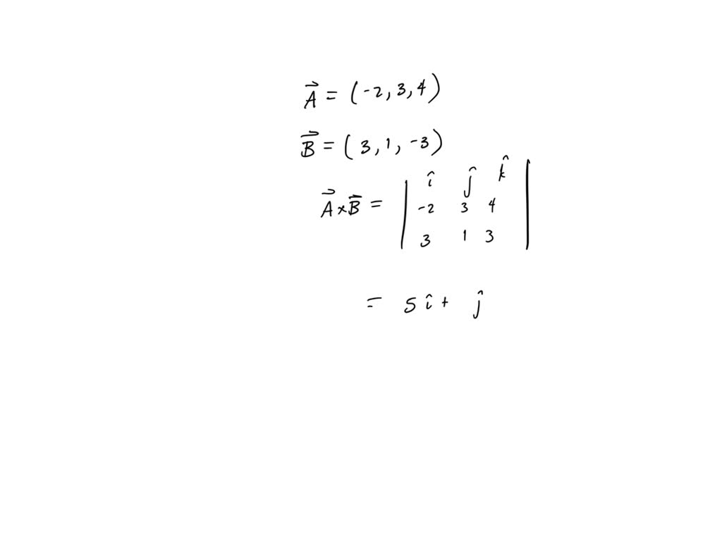 Solved Consider That You Are Given Two Different Vectors A⃗ 2 00i