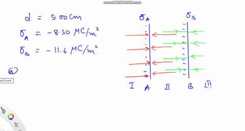 SOLVED:Two very large parallel sheets are 5.00 cm apart. Sheet A ...