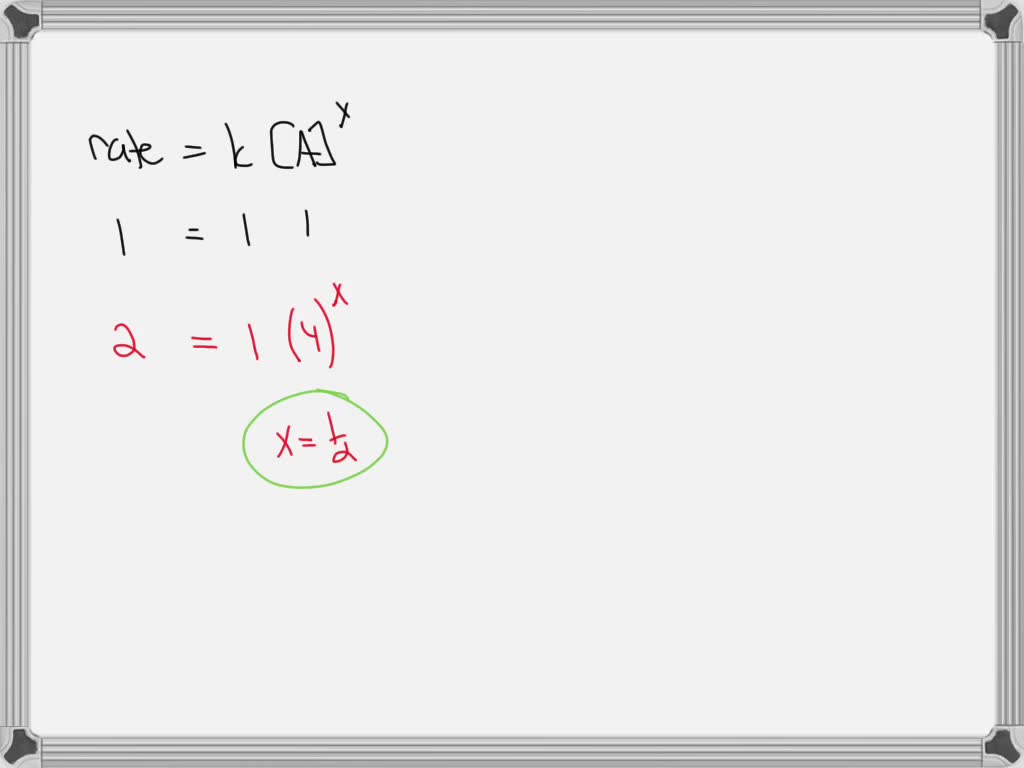 SOLVED: a twofold increase in the initial concentration of A leads to a ...