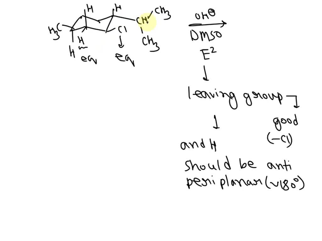 SOLVED: 'Draw the major product as planar projection (not chair ...