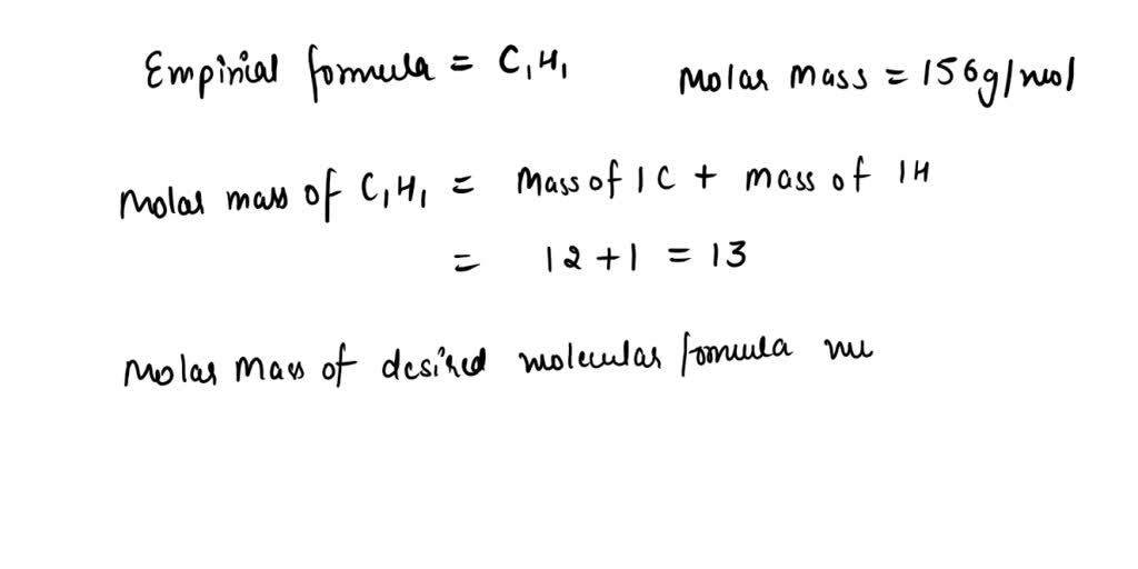 SOLVED: Question 1 (2.5 points) What is the molecular formula of a ...