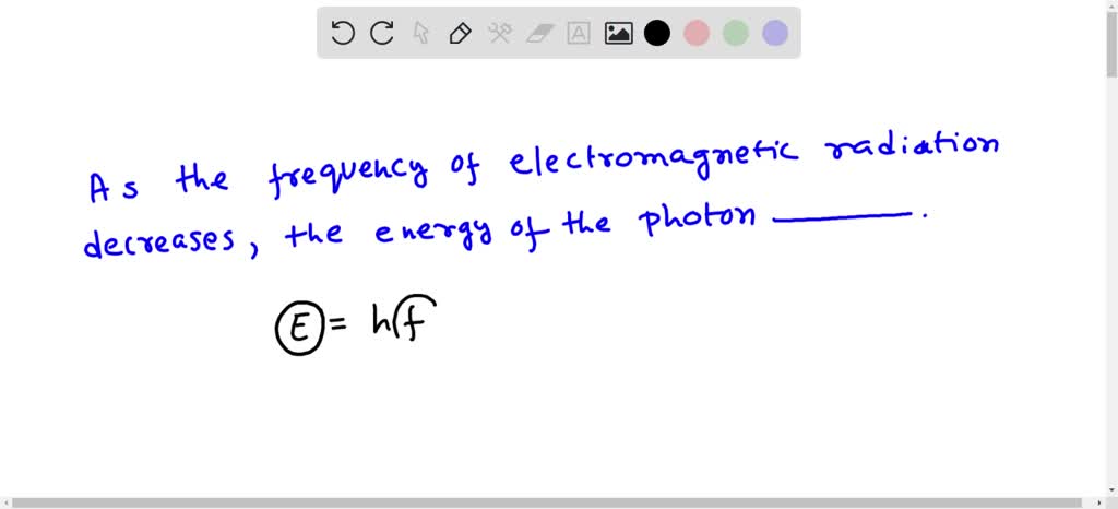 SOLVED: decreases, decreases Light is electromagnetic radiation ...