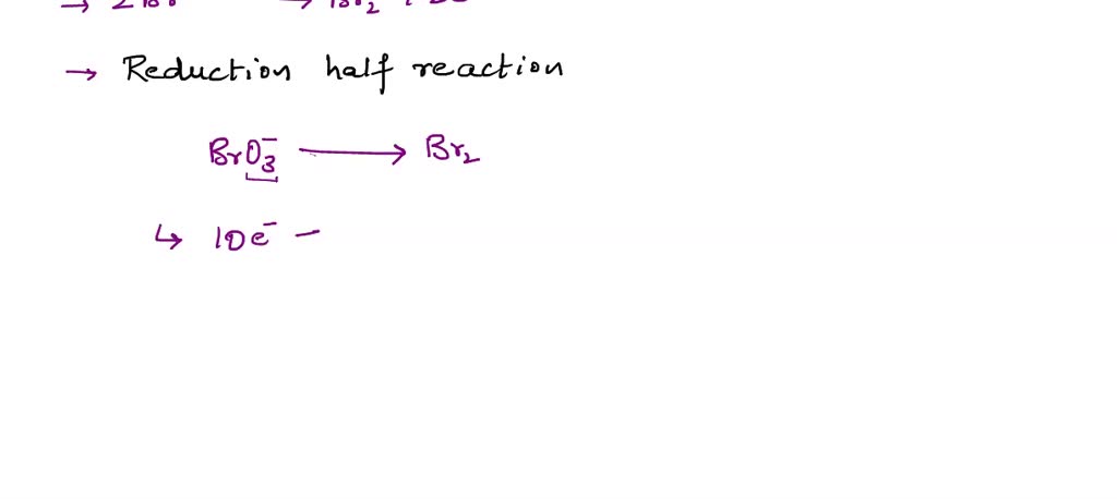 SOLVED: Electrochemistry: Writing a Simple Half-Reaction from its ...