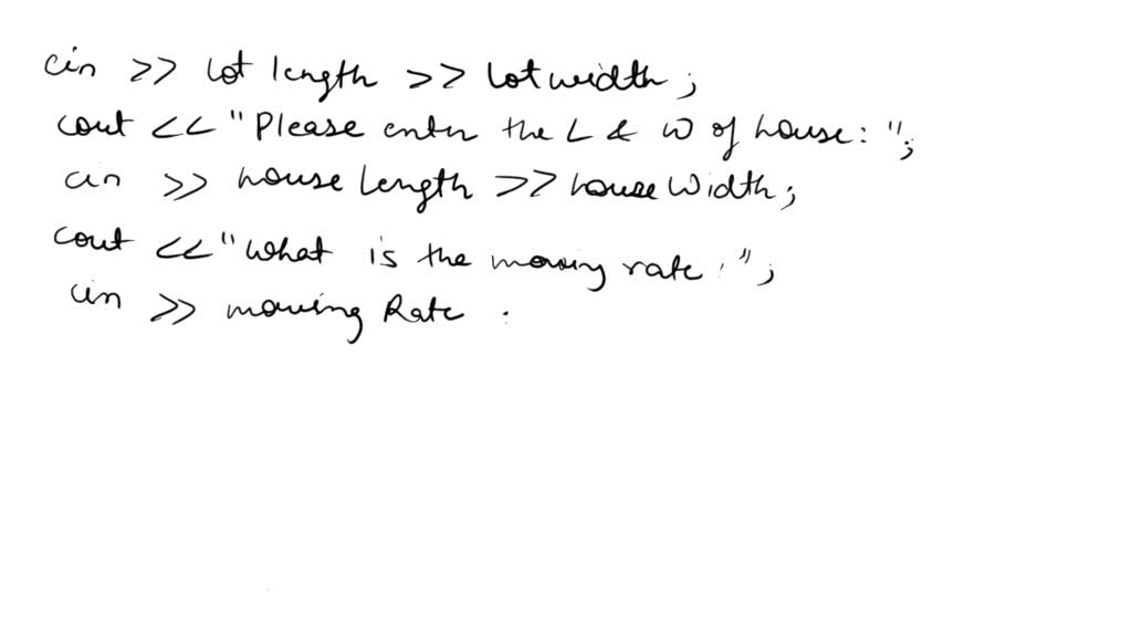 SOLVED: Write a program in C++ to compute the time it will take to walking mow a rectangular ...
