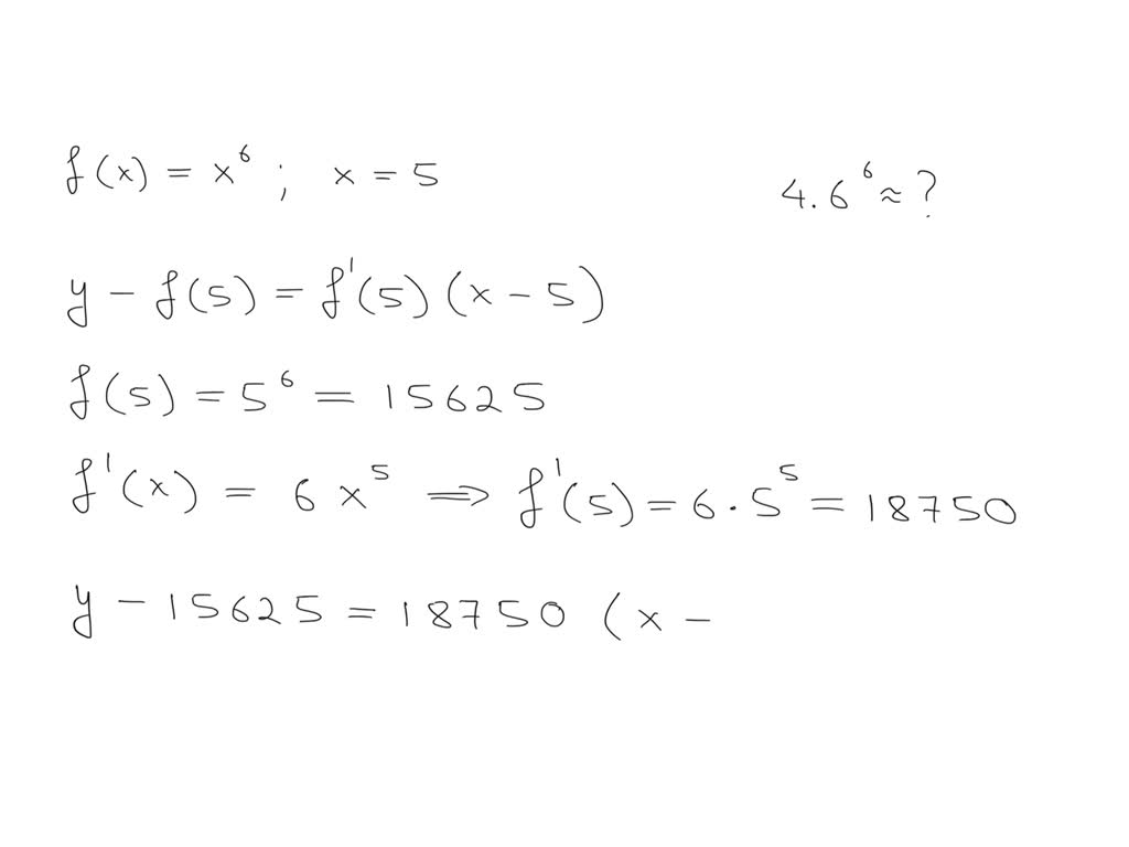Solved 4 2 Linear Approximations And Differentials Problem 6 1 Point