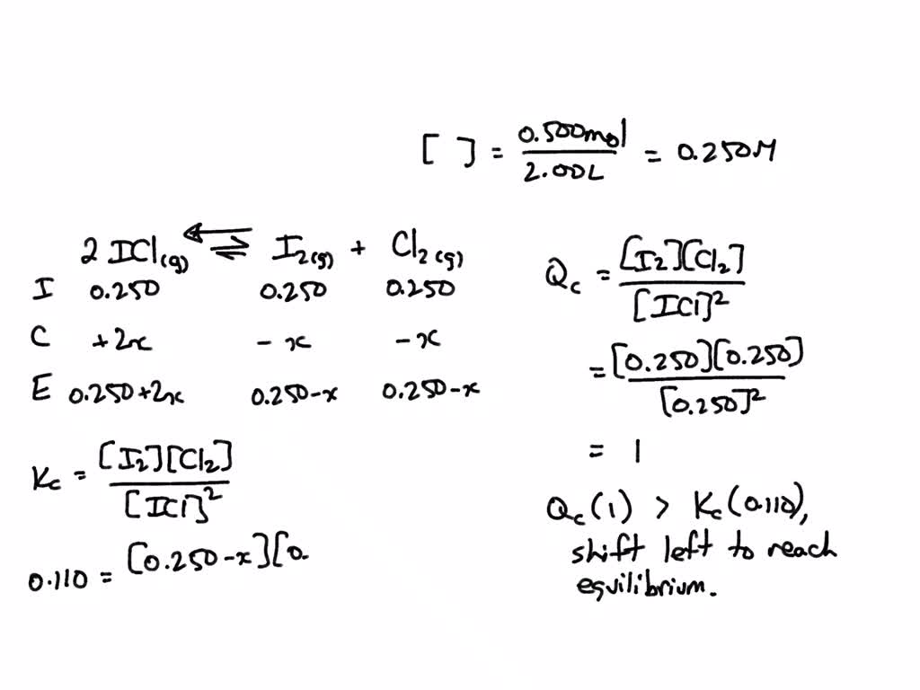 5 litre vessel contains 2 moles of each of gases A and B at equilibrium. If 1 mole each of A and ...