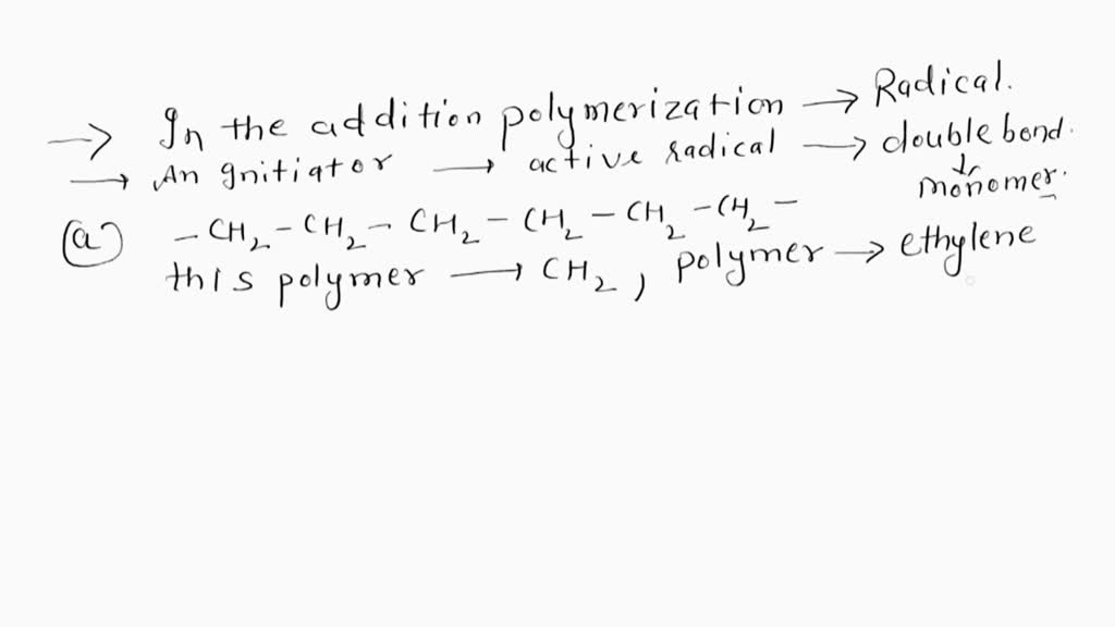 SOLVED: What monomer is used to form the following polymer? CH CH CH CH ...