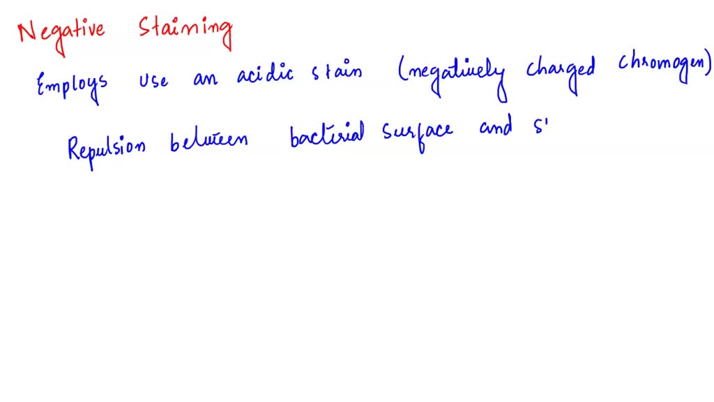 SOLVED: Differentiate between positive staining and negative staining ...