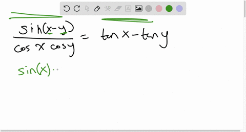 4. Prove the following trigonometric identity using proper...
