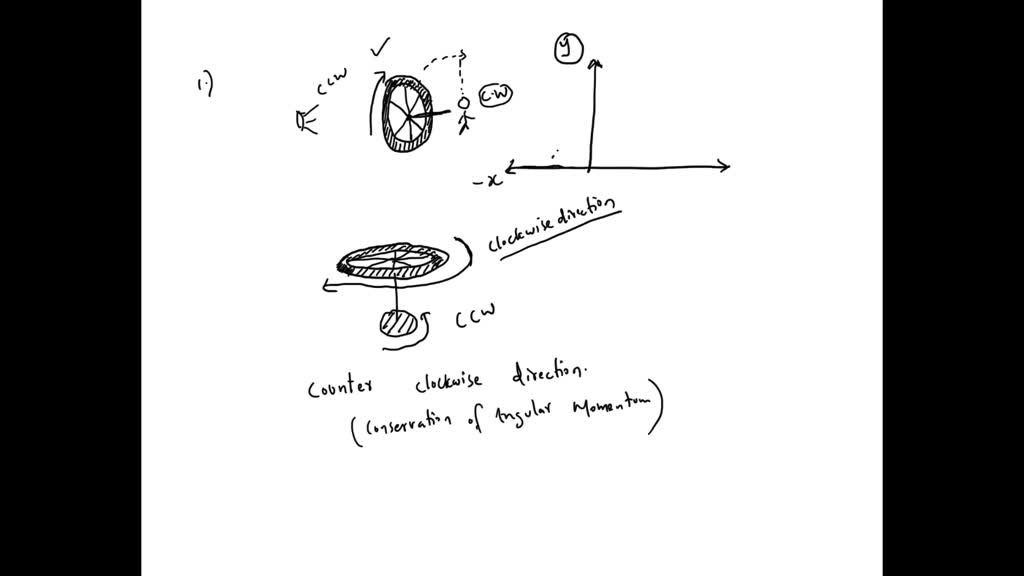 SOLVED: The person and platform are not rotating when a spinning wheel ...