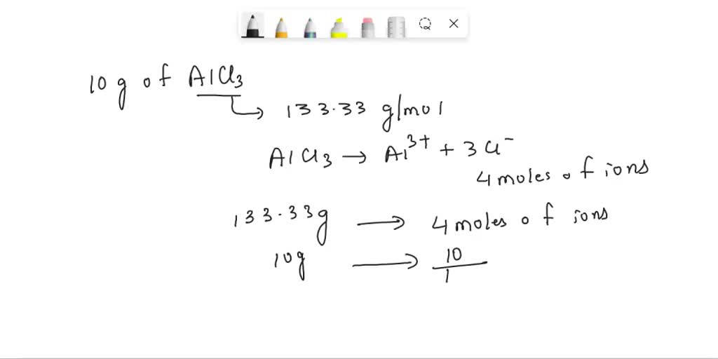 SOLVED: Calculate the number of ions in the following compounds:a. 10 g ...