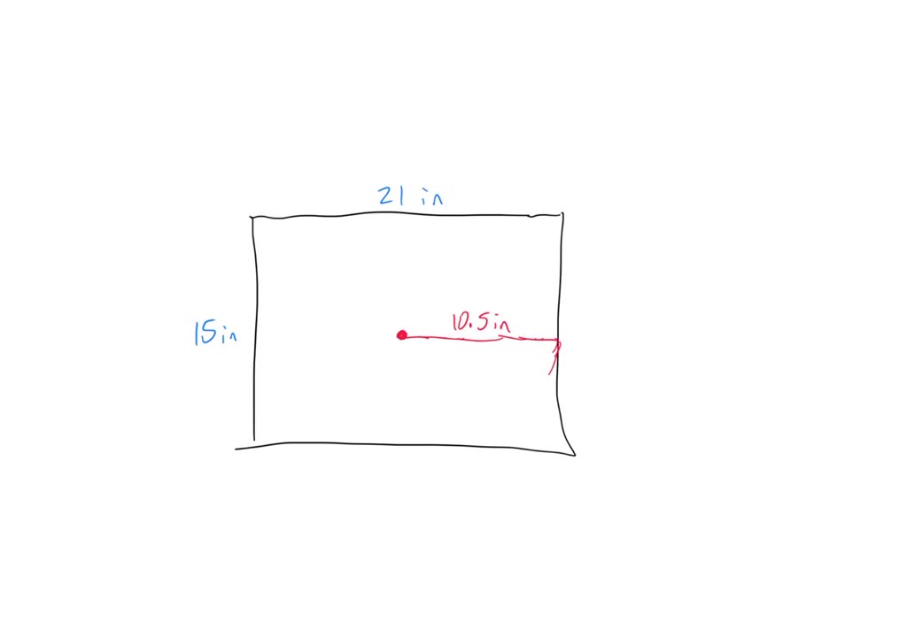 SOLVED: 8. What is the radius of the largest circular disk (in inches) that can be cut from a ...