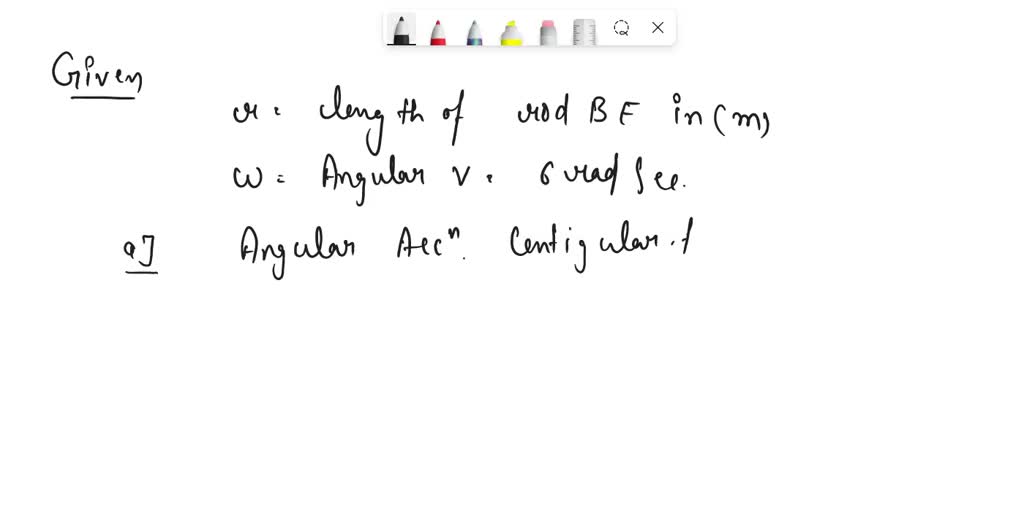 SOLVED: Knowing that at the instant shown, rod AB has a constant ... SOLVED: Knowing that at the instant shown, rod AB has a constant ...