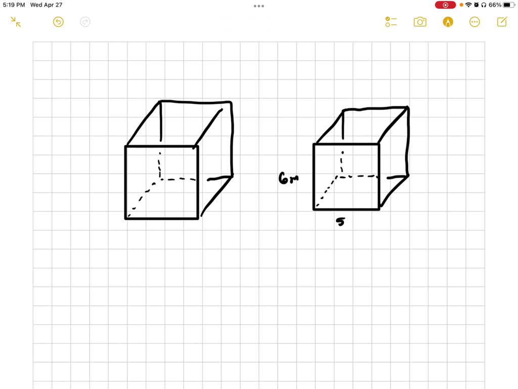 SOLVED: A storage shed is a rectangular prism and has dimensions of 6 ...