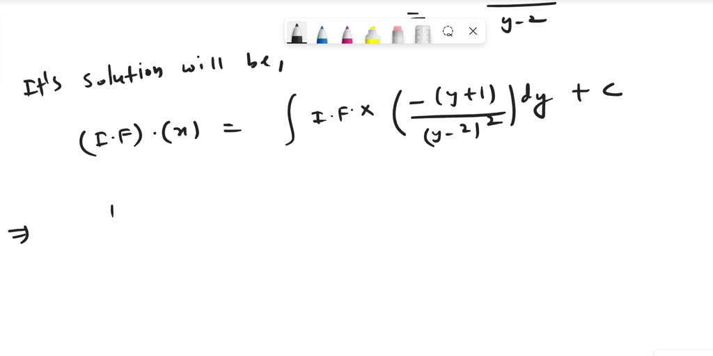 SOLVED: Solve the differential equation using the Runge-Kutta Method: dy - y” = Hx - , dx y ...