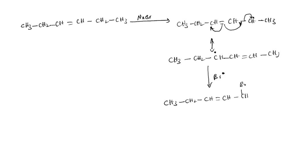 SOLVED: Draw the products formed, disregarding stereoisomers, when the following alkene is ...