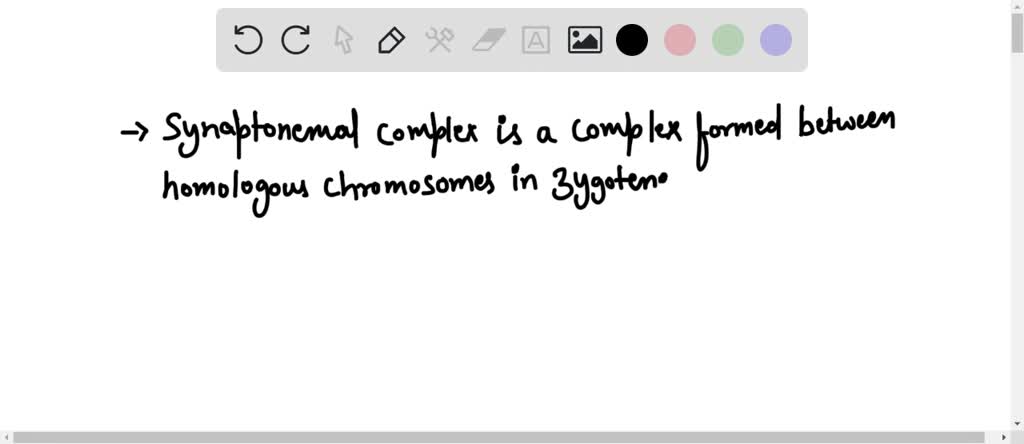SOLVED: Synaptonemal complexes form during A. prophase of meiosis II. B ...