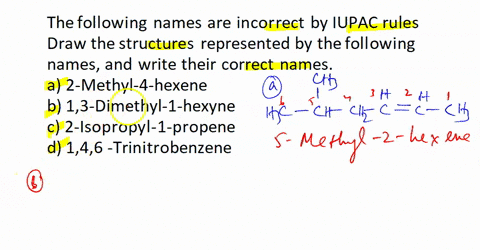 The following names are incorrect by IUPAC rules. Draw the structures represented by the ...