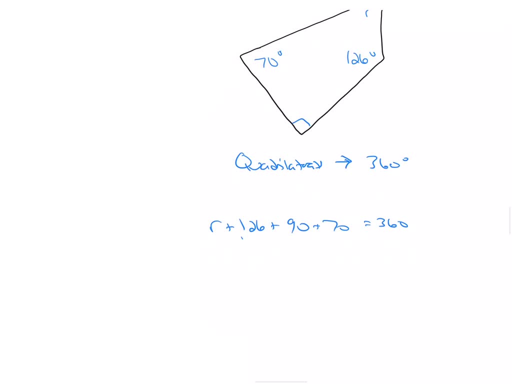 SOLVED: Find the size of angle r. Give your answer in degrees (8)- 121 ...