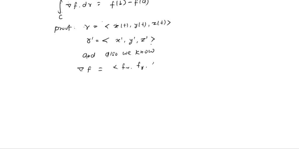 Solved The Fundamental Theorems Of Multivariate Calculus Are As Follows 1 The Fundamental