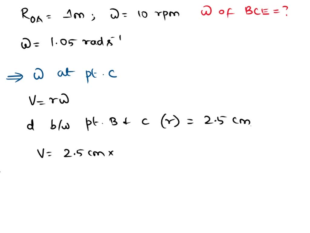 Video Solution For The Oil Pump Rig Shown Link Ab Causes The Beam Bce To Oscillate As The