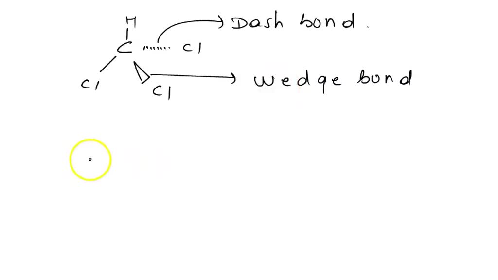 SOLVED: Draw a molecule of chloroform, CHCl3, using solid, wedged, and ...