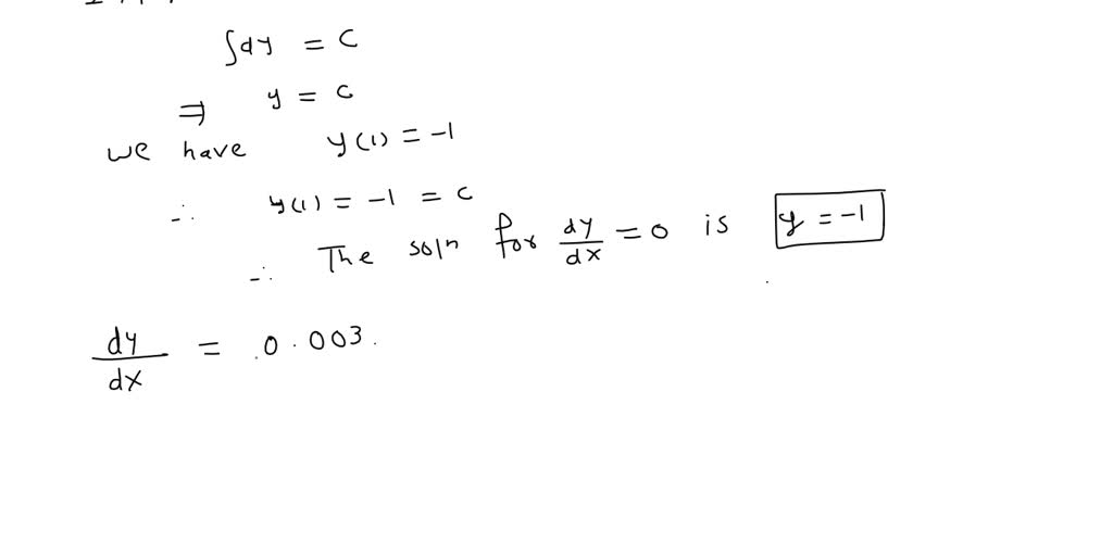 SOLVED: 'The following differential equations appear similar but have ...