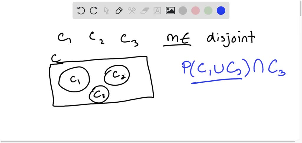 SOLVED: Let C1, C2, and C3 be three mutually disjoint subsets of some ...