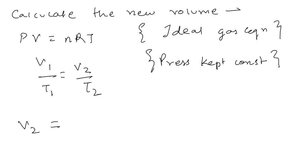 SOLVED: A balloon at 30.0*C has a volume of 222 mL. If the temperature ...