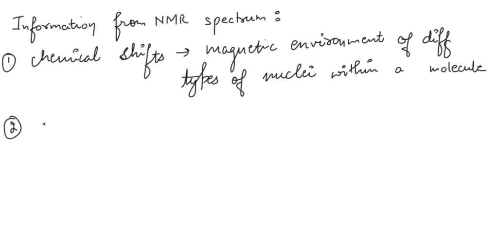 SOLVED: 10. DEPT-135 NMR provides a way to determine how many hydrogen ...