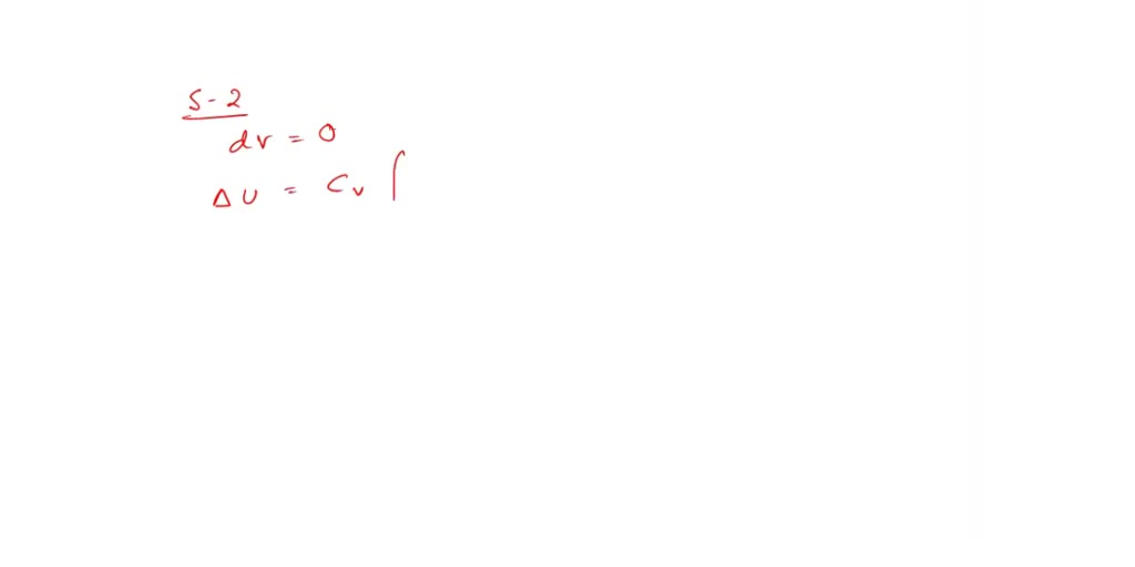 SOLVED: One mole of an ideal gas with Cv=3/2R is subjected to two successive changes in state ...