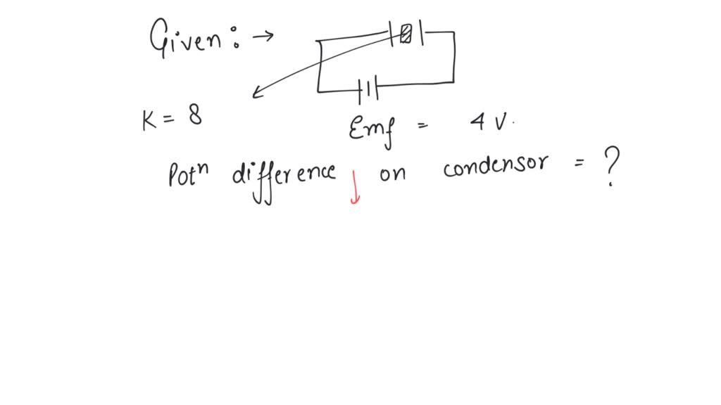 SOLVED: A parallel plate condenser is connected to a battery of emf 4 ...