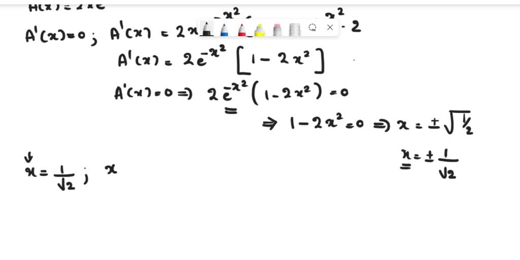 If a rectangle has its base on the x-axis and two vertices on the curve ... If a rectangle has its base on the x-axis and two vertices on the curve ...