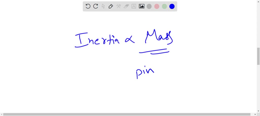 SOLVED: hich of the following will have the largest inertia? A pin A ...
