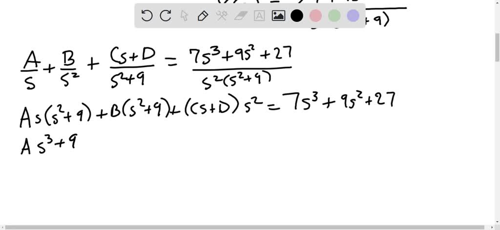 SOLVED: point) Consider the initial value problem Y" + 9y = 27t, y(0 ...