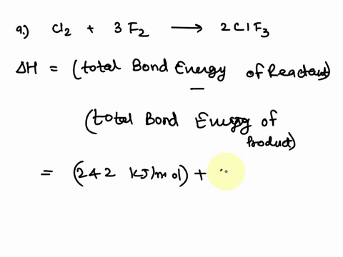 Based on the bond 430 energies shown in the table above...