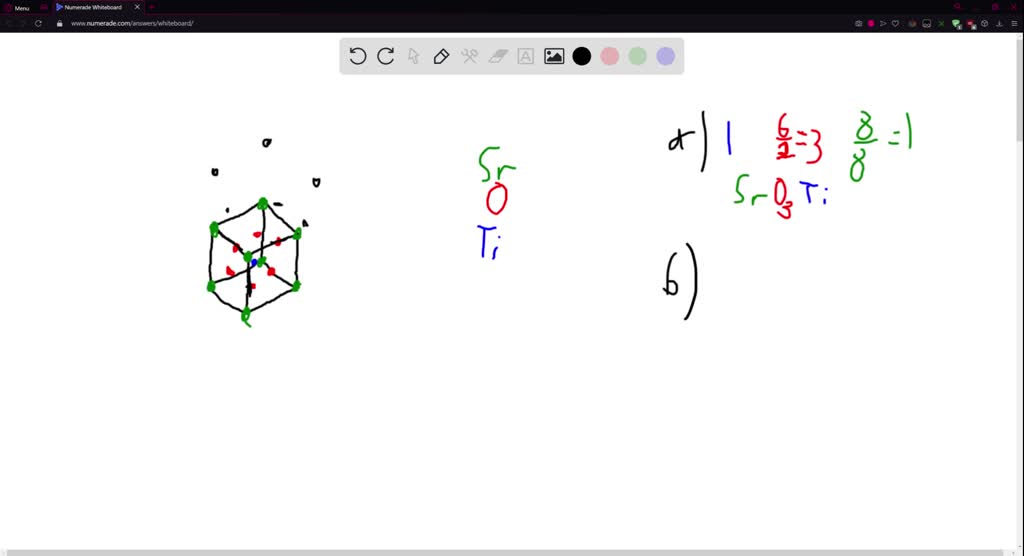 SOLVED: Tausonite, a mineral composed of Sr, O, and Ti, has the cubic ...
