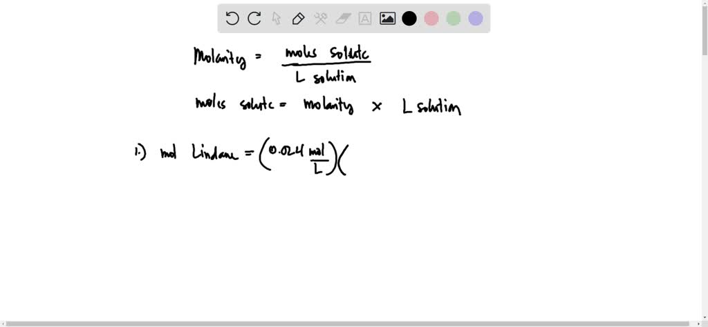 Solved Calculate The Number Of Moles Of Solute Contained In The
