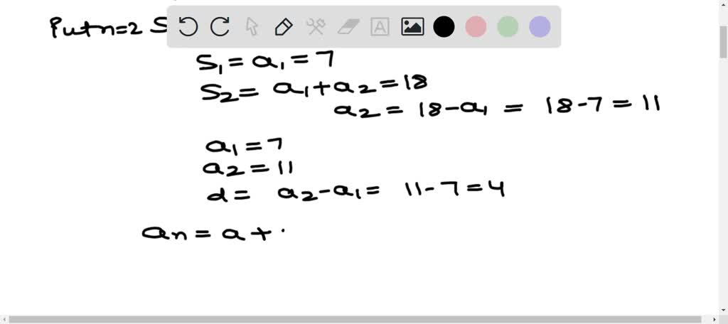 SOLVED: the sum of 5th term and 6th term of an ap whose sum of n terms ...