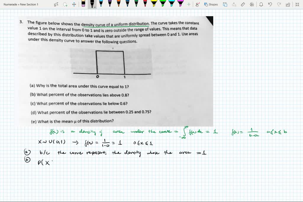 SOLVED The Figure Below Shows The Density Curve Of Uniform solved-the-figure-below-shows-the-density-curve-of-uniform