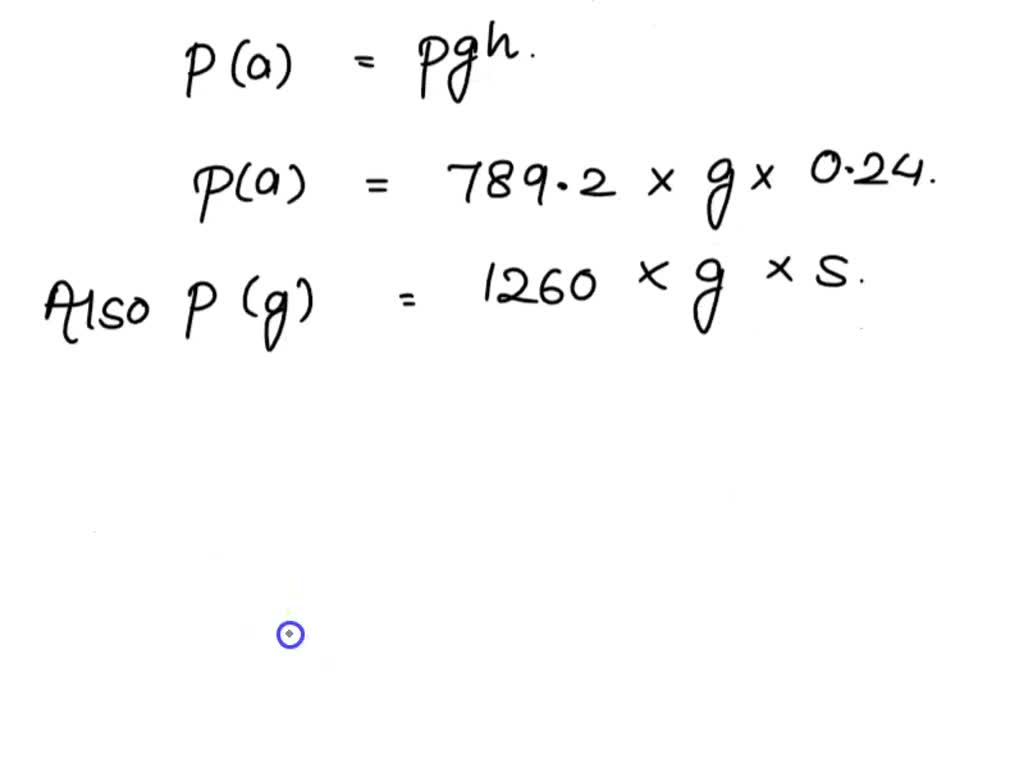 SOLVED: Glycerin is poured into an open U-shaped tube until the height in both sides is 20 cm ...