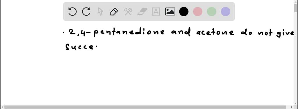 SOLVED: What are a few possible side products from the reaction of ...