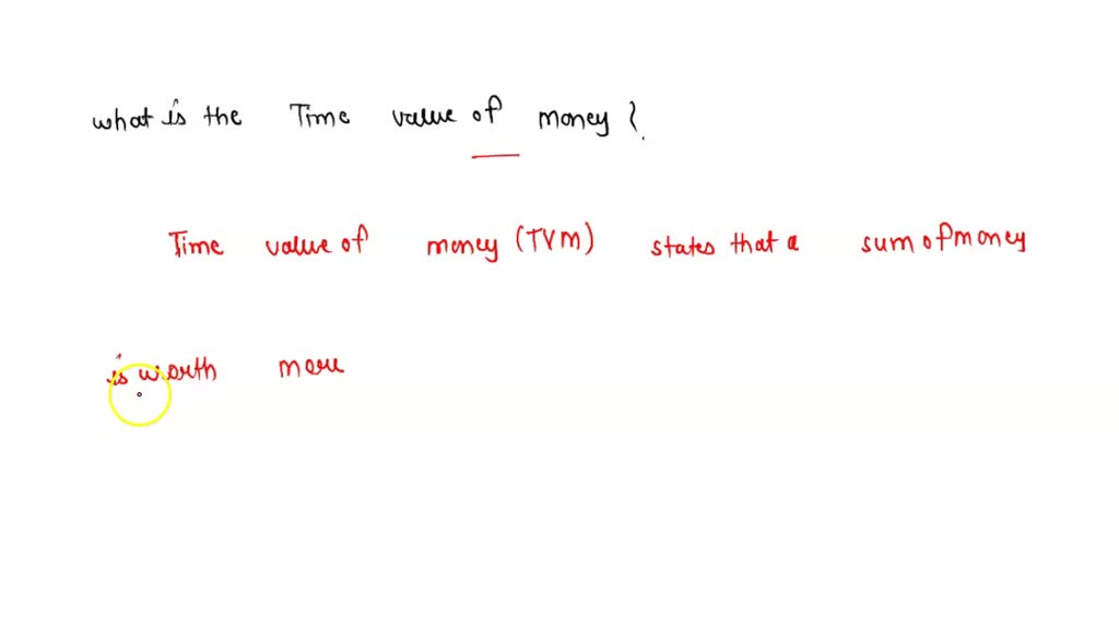SOLVED: Please explain why money has a time value. Please interpret the ... SOLVED: Please explain why money has a time value. Please interpret the ...