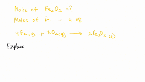 SOLVED: A 4.00-g sample of Fe3O4 reacts with O2 to produce Fe2O3 ...