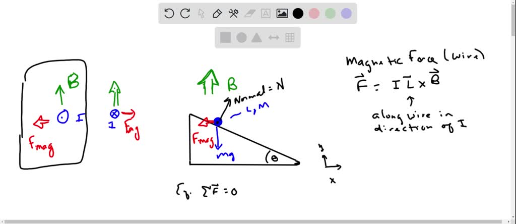 SOLVED: 16) Consider a modified slide-wire generator oriented ...
